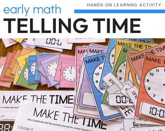 Telling Time, Telling Time to the Hour, Telling Time Practice ...