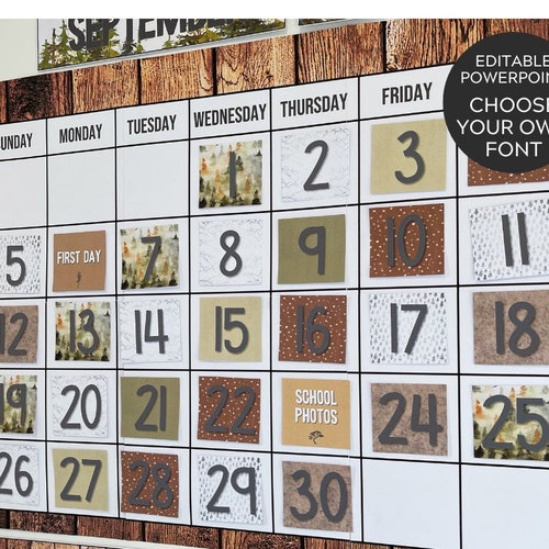 Woodland Forest INTO THE WOODS Classroom Labels Signs Pack - Etsy