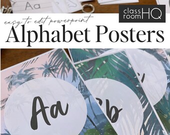 Modern Rustic AUSLAN Alphabet Posters - Etsy Australia