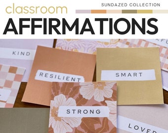 Retro Classroom Decor Affirmation Station - Etsy