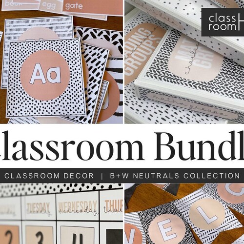 BOHO Classroom Decor Bundle - Etsy