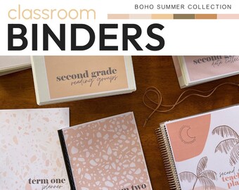 Binder Covers, Spines, and Templates EDITABLE Pastel Rainbow Classroom ...