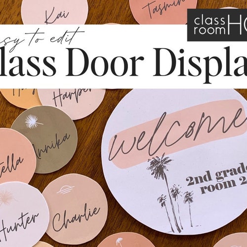 BOHO SUMMER Classroom Birthday Display Pack - Etsy