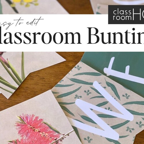 AUSSIE FLORA Classroom Labels Signs Pack - Etsy Australia