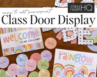 Rainbow Door Display - Etsy