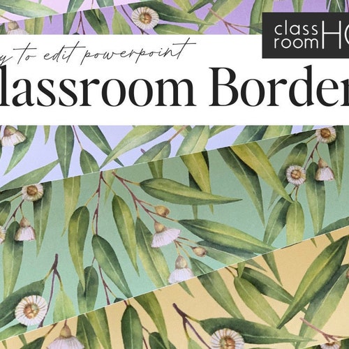 GUM LEAF Alphabet Posters Eucalyptus Class Theme - Etsy