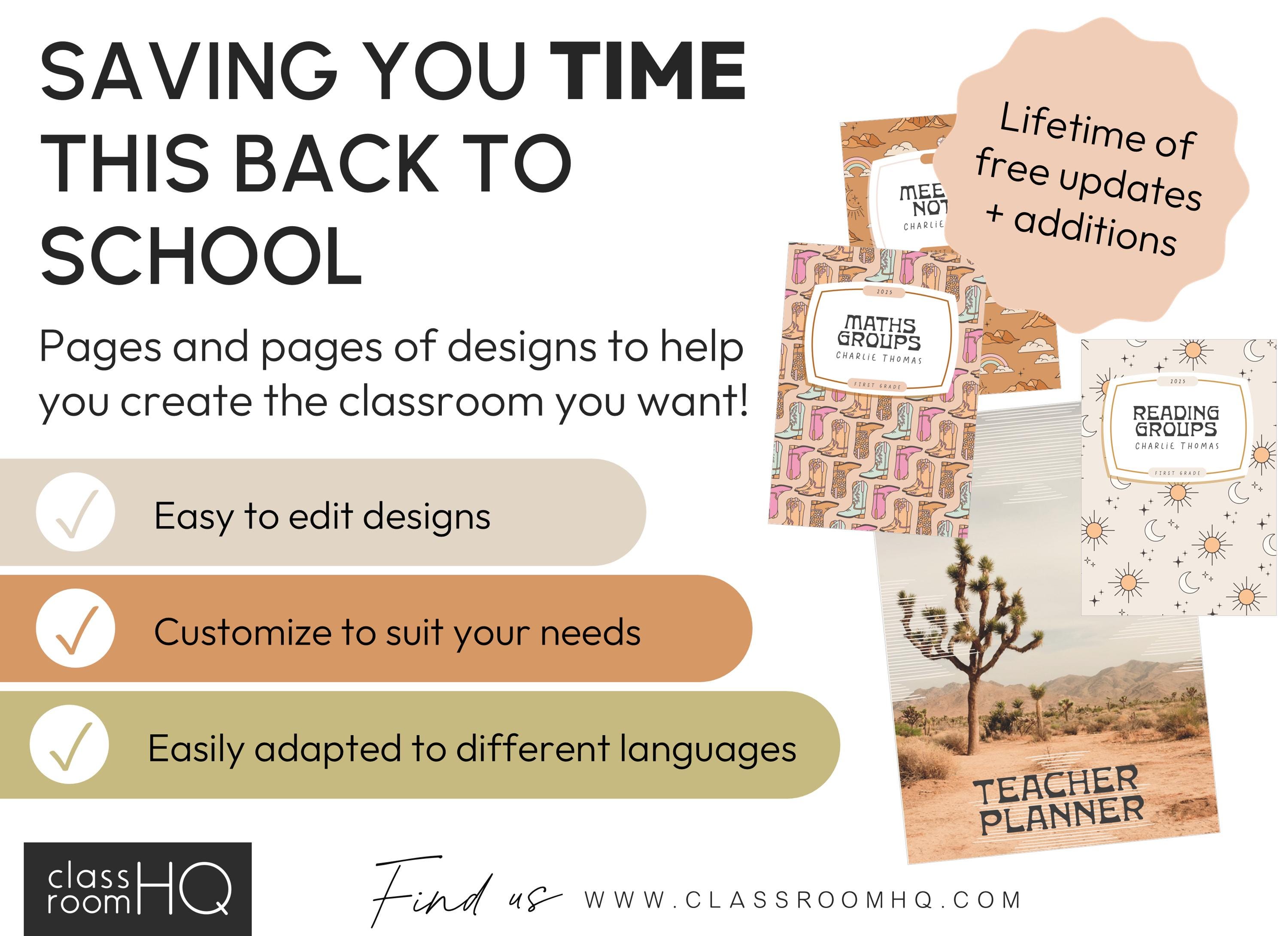 Editable Binder Covers Classroom | Teacher Binder & Student Book Covers ...