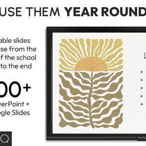 Retro SUNDAZED Daily Slides Classroom Management | Editable Google ...