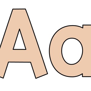 Modern Neutral Bulletin Board Letters Editable Lettering Pack B+W ...