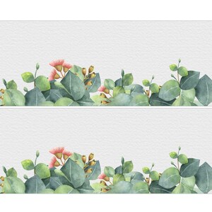 GUM LEAF Classroom Borders Eucalyptus Class Theme - Etsy