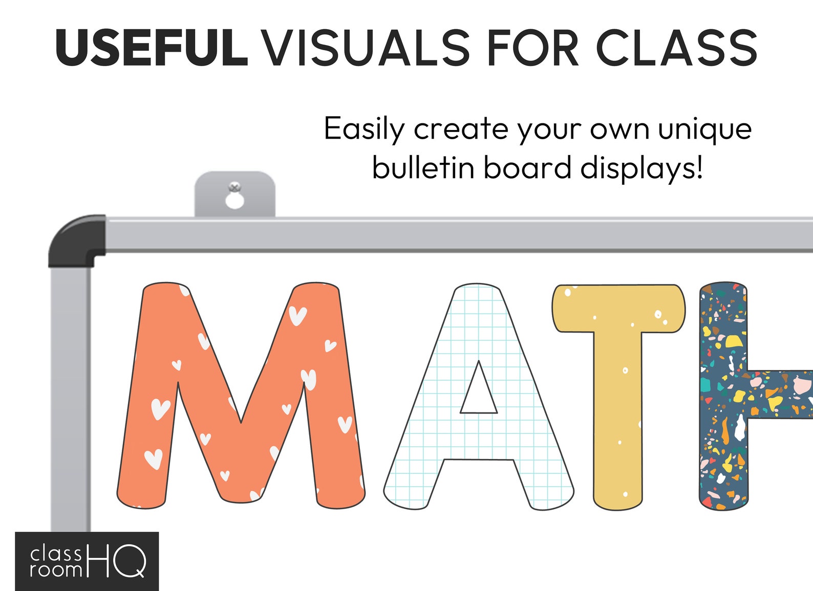 Modern Editable Bulletin Board Letter Display Lettering DOG DAYS ...