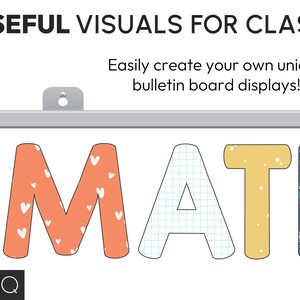 Modern Editable Bulletin Board Letter Display Lettering DOG DAYS ...