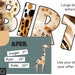 Wild Animal Zoo Theme Editable Class Birthday Bulletin Board Display ...