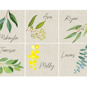 GUM LEAF Classroom Labels Signs Pack Eucalyptus Class - Etsy Canada