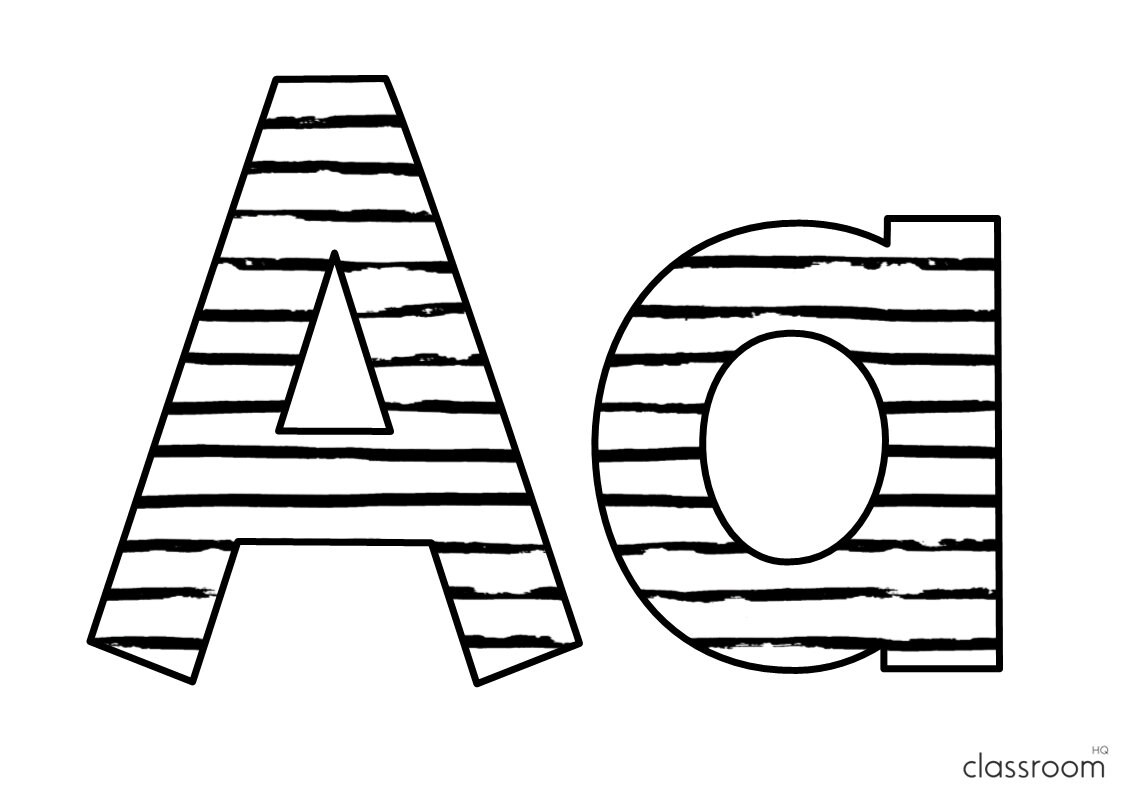 Modern Neutral Bulletin Board Letters Editable Lettering Pack B+W ...