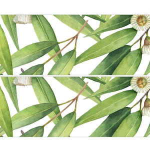 GUM LEAF Classroom Borders Eucalyptus Class Theme - Etsy