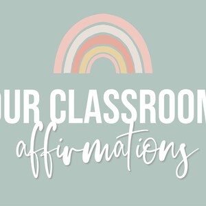 BOHO RAINBOW Affirmation Station Pack - Etsy