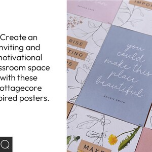 Vintage Cozy Natural Theme Classroom Decor Inspirational Classroom ...