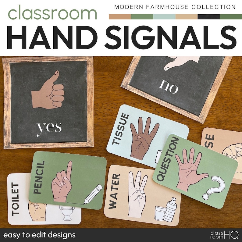 Botanical Greenery Theme Classroom Decor Multicultural Classroom Hand ...