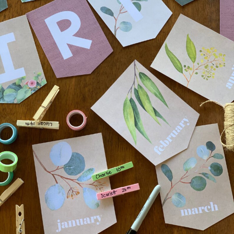 Eucalyptus GUM LEAF Classroom Decor BUNDLE Eucalyptus Class - Etsy UK