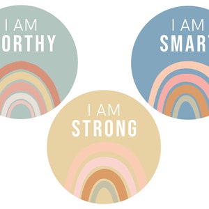 BOHO RAINBOW Affirmation Station Pack - Etsy