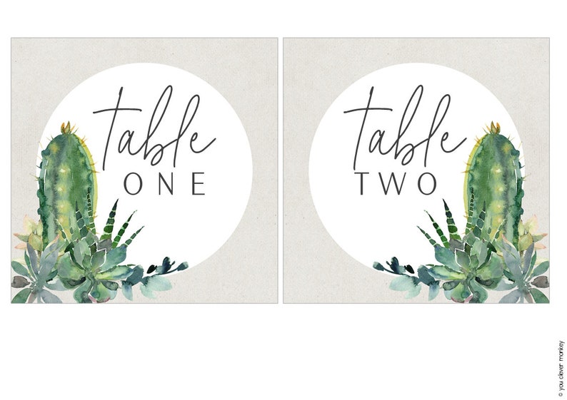 CACTUS Classroom Labels Signs Pack | Etsy