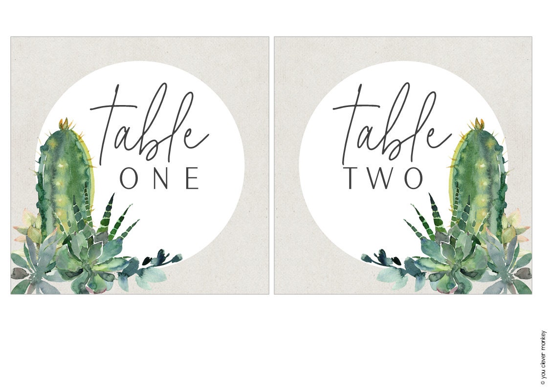 CACTUS Classroom Labels Signs Pack | Etsy