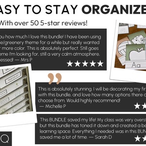 Rustic Farmhouse Classroom Decor Botanical Greenery Theme BUNDLE ...