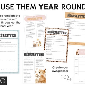 Wild Animal Zoo Theme Editable Meet the Teacher Templates and Class ...