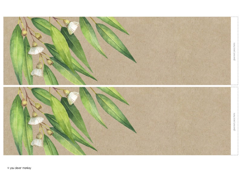 GUM LEAF Classroom Borders Eucalyptus Class Theme - Etsy