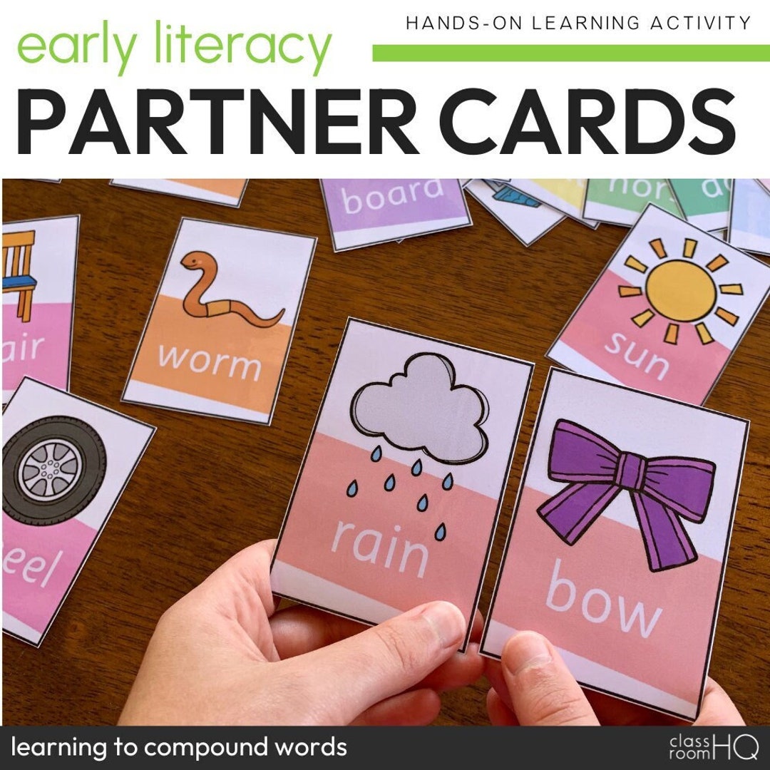 Pick A Partner - Compound Word Partner Cards Pack - Etsy