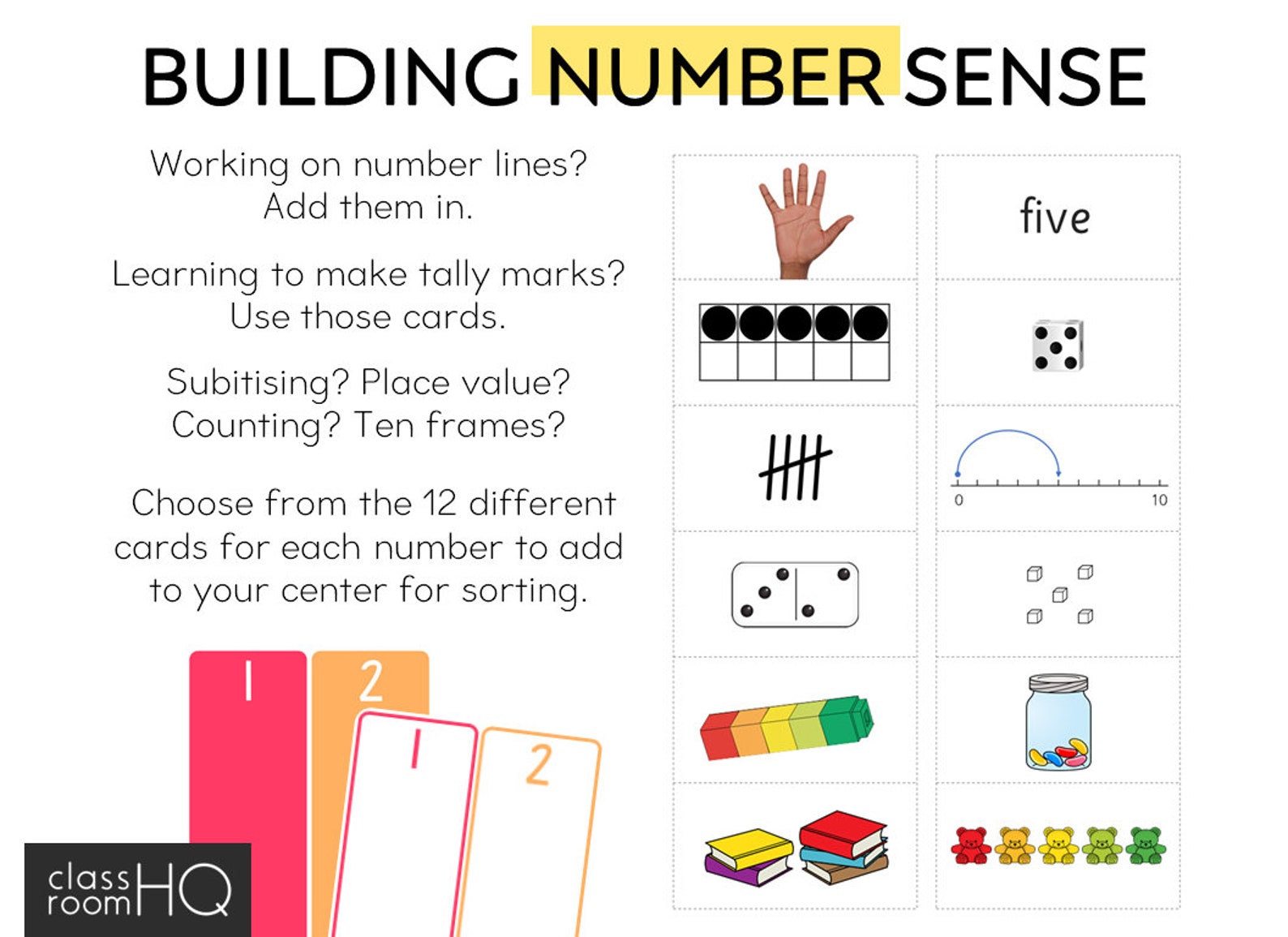 Number Sorting Mats 1-10 - Etsy