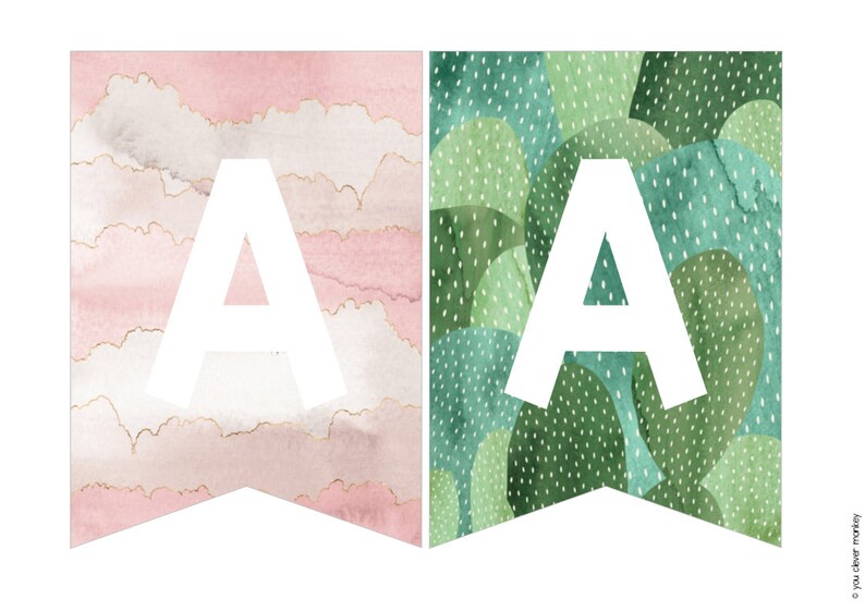 Cactus Classroom Theme Calm Classroom Decor Bulletin Board Bunting Pack ...