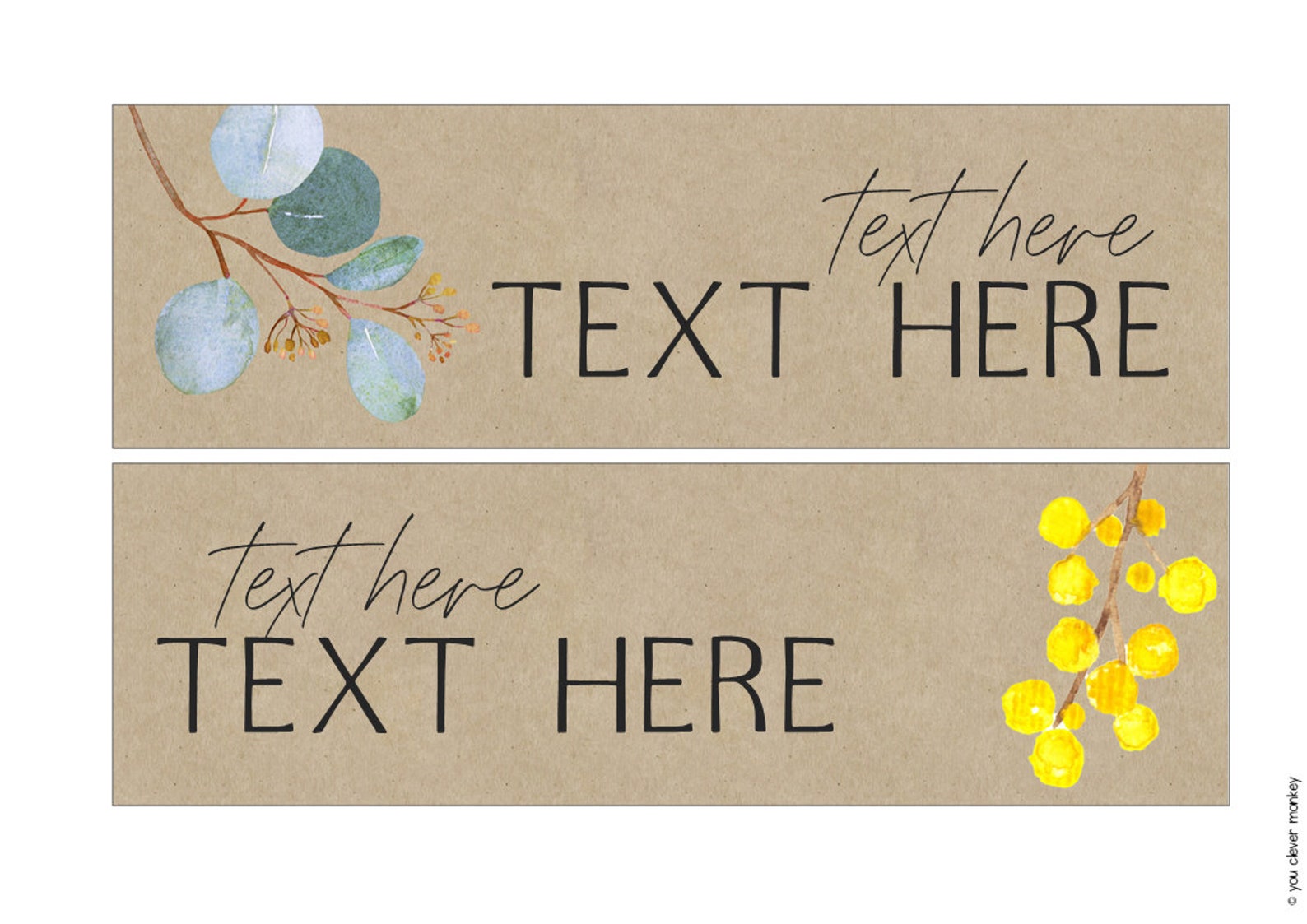 GUM LEAF Classroom Labels Signs Pack - Etsy Australia