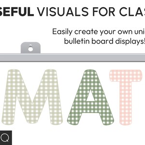 Calm Retro Daisy Editable Bulletin Board Lettering Pack HAZY DAISY ...