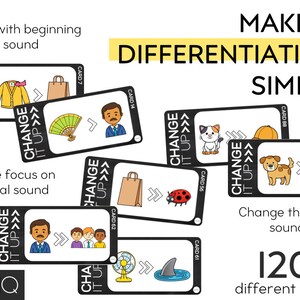 CVC Word Work - Initial, Medial + Final Sound Cards | Science of ...