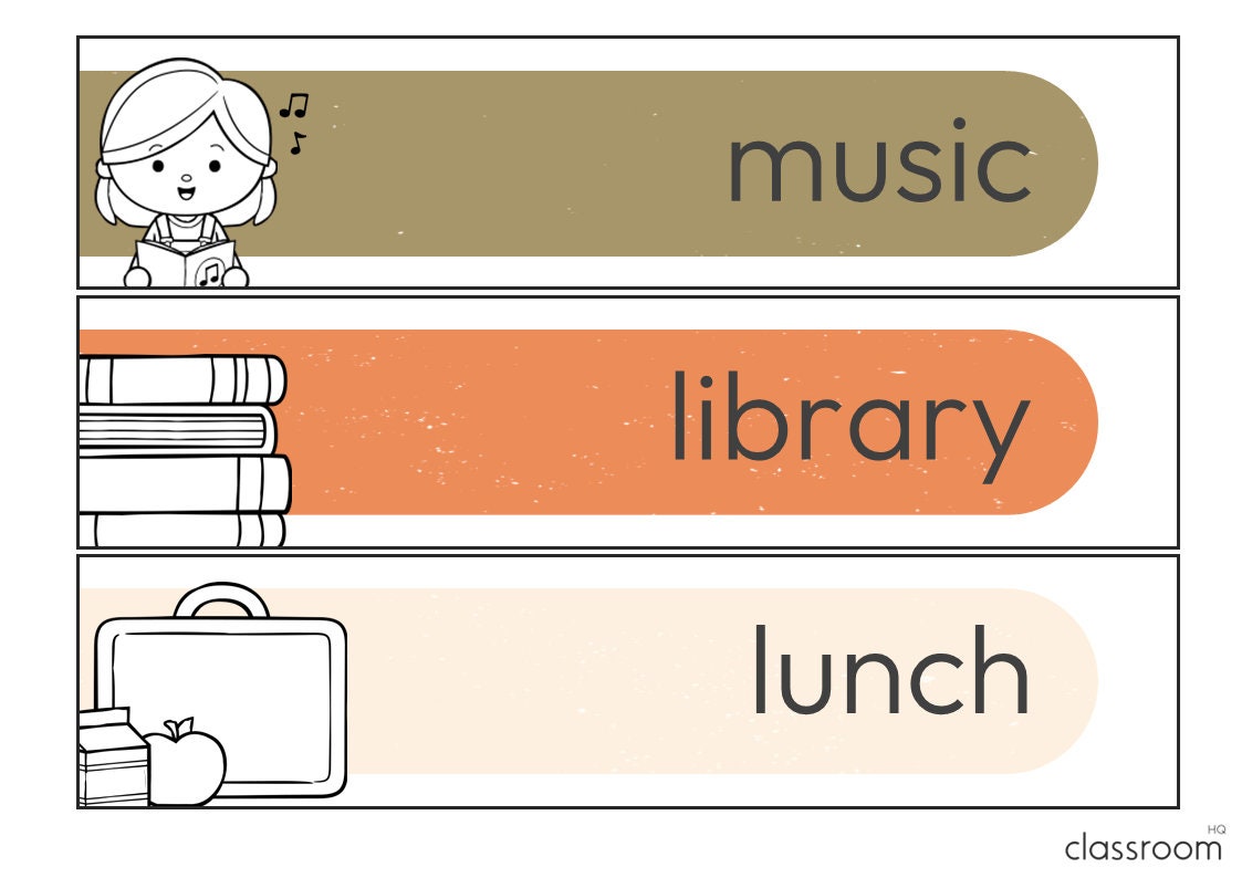 RETRO REWIND Classroom Timetable Pack Retro Classroom Decor - Etsy UK