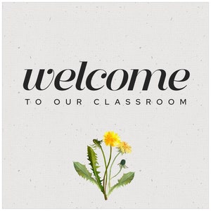 Vintage Cozy Natural Theme Class Door Decorations and Bulletin Board ...