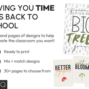 Woodland Forest Theme Classroom Decor Inspirational Classroom Posters ...