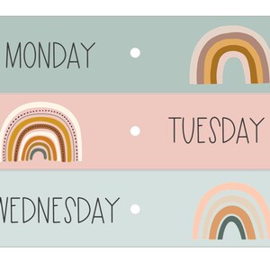Modern BOHO RAINBOW 10 Drawer Trolley Labels - Etsy