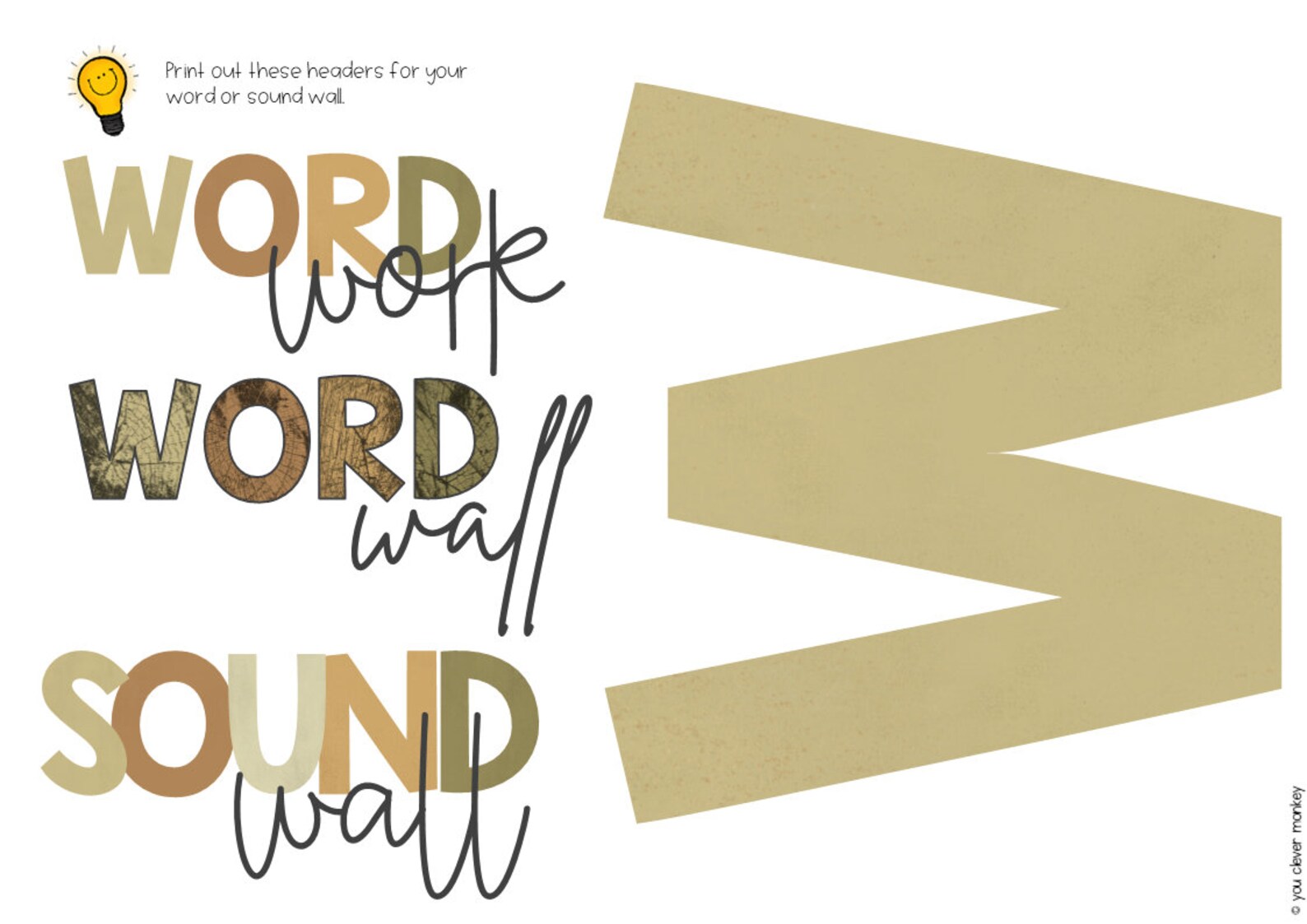 Word Wall Cards Classroom, Editable Sight Word Wall, Woodland Word Wall ...