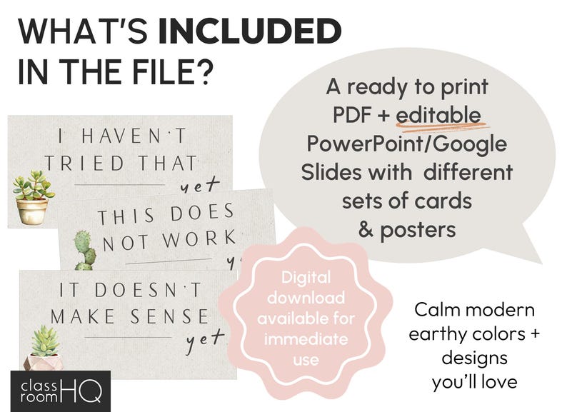 Editable Classroom Affirmation Station & Growth Mindset Display ...