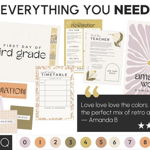 Groovy Vintage Retro Theme Classroom Decor BUNDLE | SUNDAZED Collection ...