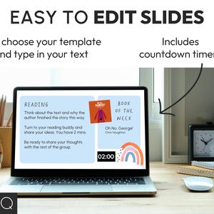 Editable Daily Classroom Slides With Timers for Classroom Management ...