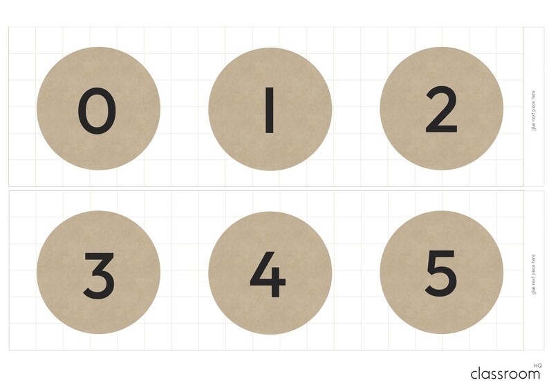 Eucalyptus Australian Theme Editable Number Lines GUM LEAF Classroom ...