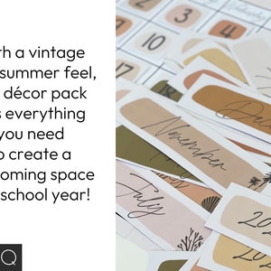 Modern Neutral Boho Theme Calm Classroom Decor Bundle | BOHO SUMMER - Etsy