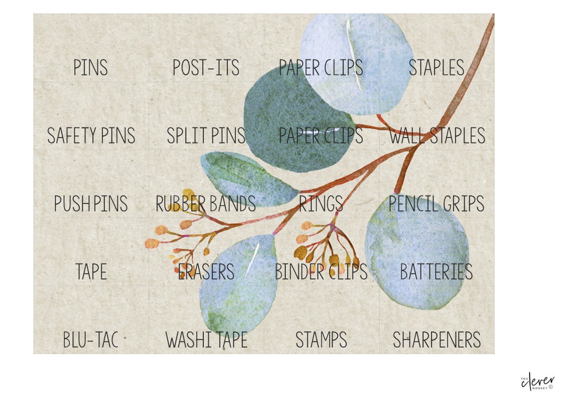 GUM LEAF Teacher Toolbox Eucalyptus Class Theme - Etsy