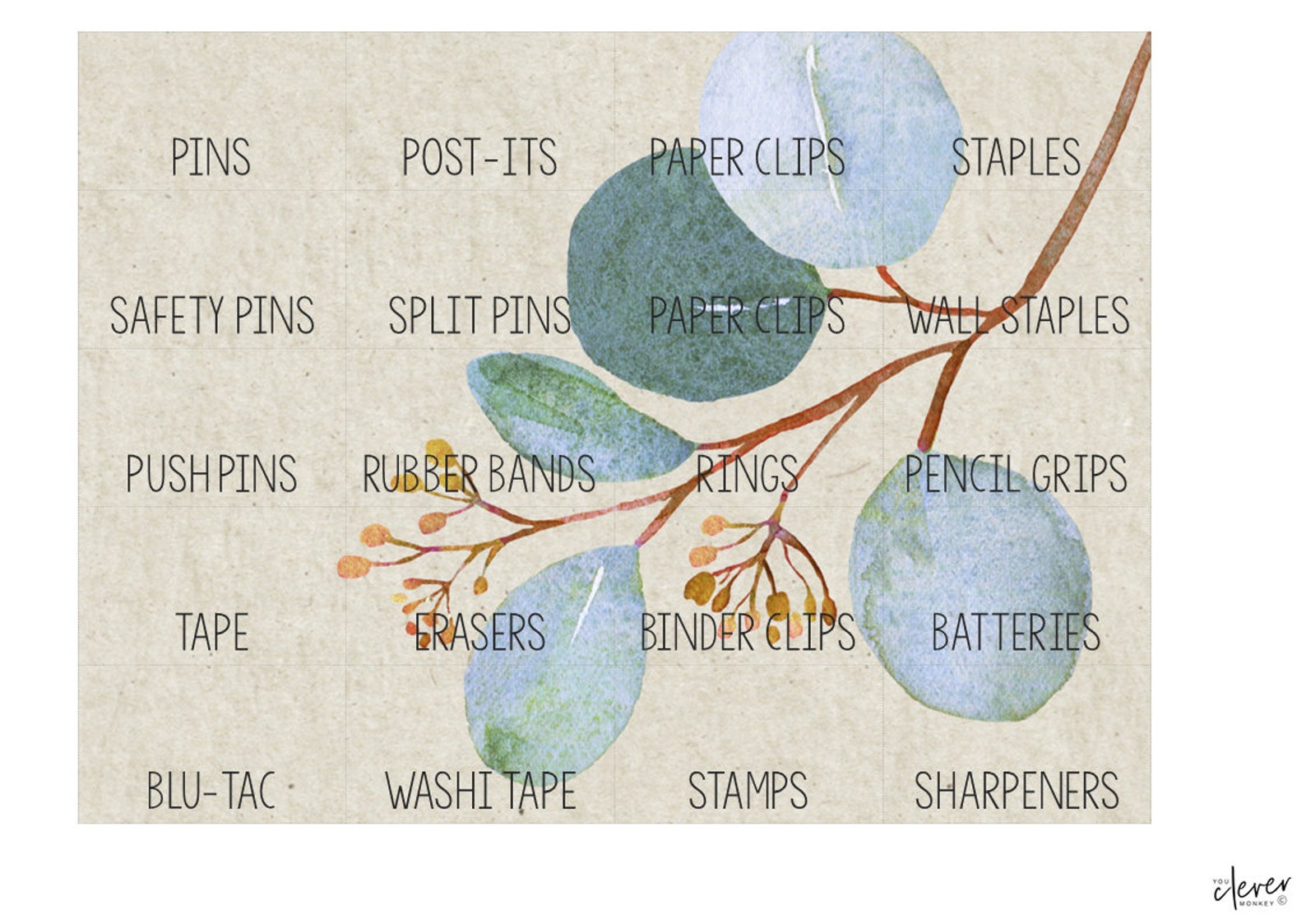 GUM LEAF Teacher Toolbox Eucalyptus Class Theme - Etsy