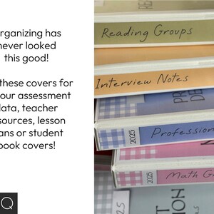 Editable Binder Covers & Student Book Covers | SPRING GARDEN Classroom ...