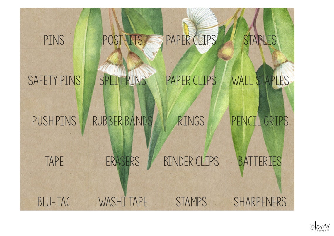 GUM LEAF Teacher Toolbox Eucalyptus Class Theme - Etsy